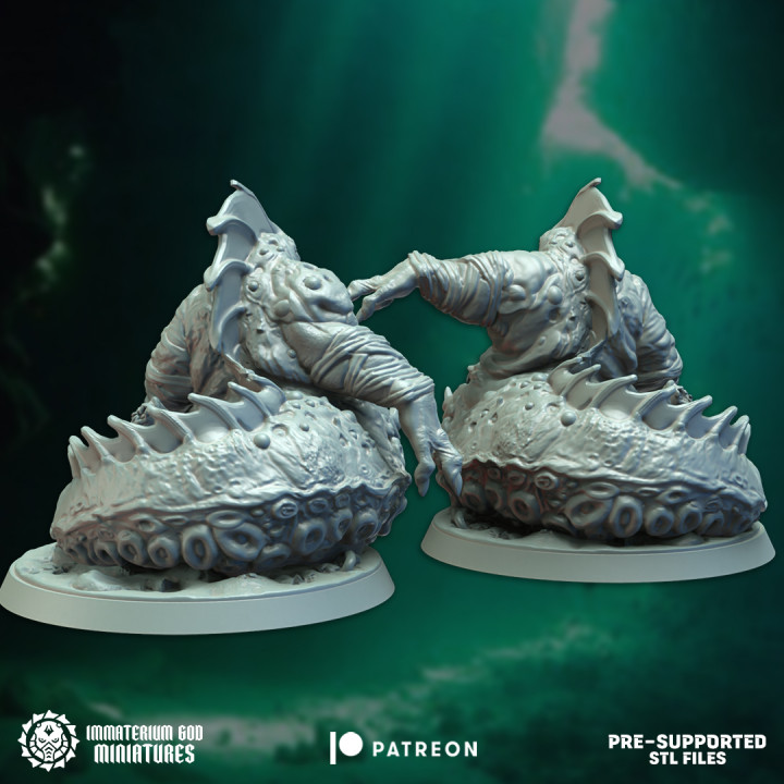 3D Printable Abyssal spawn by Immaterium God Miniatures