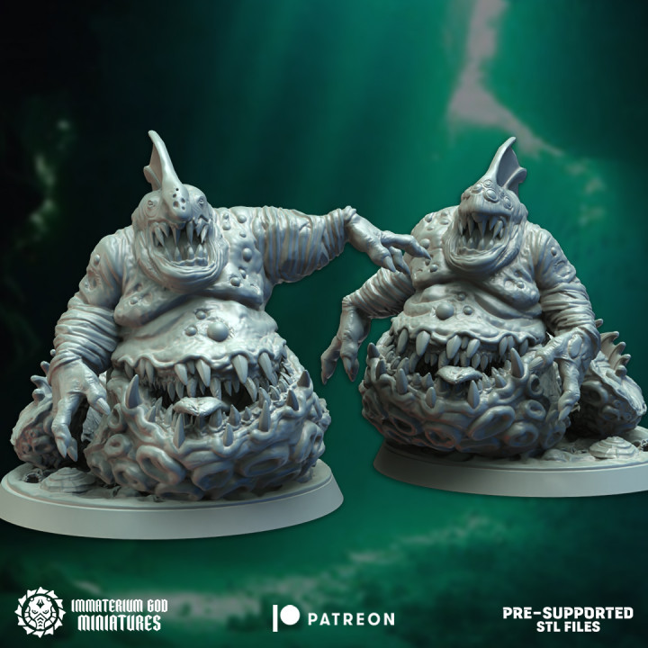 3D Printable Abyssal spawn by Immaterium God Miniatures