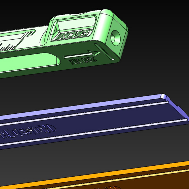 3D Printable Rulers by MING