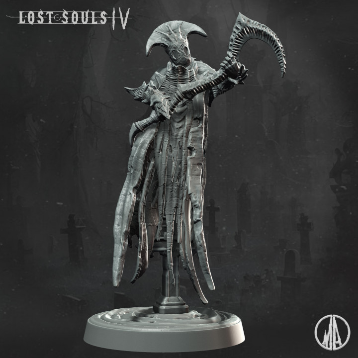 3D Printable Restless Ghost - Lost Souls IV by Monolith Arts