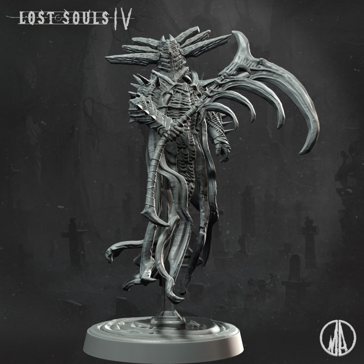 3D Printable Corrupted Knight - Lost Souls IV by Monolith Arts