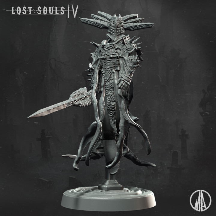 3D Printable Corrupted Knight - Lost Souls IV by Monolith Arts