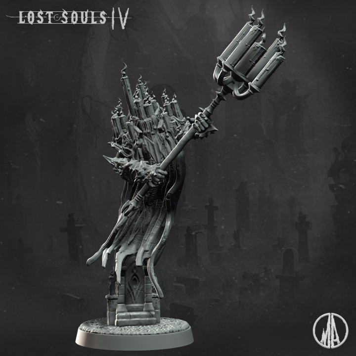 3D Printable Flickering Flame - Lost Souls IV by Monolith Arts