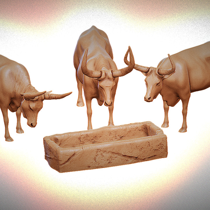 3D Printable Farm Animals #4 by Key Capas