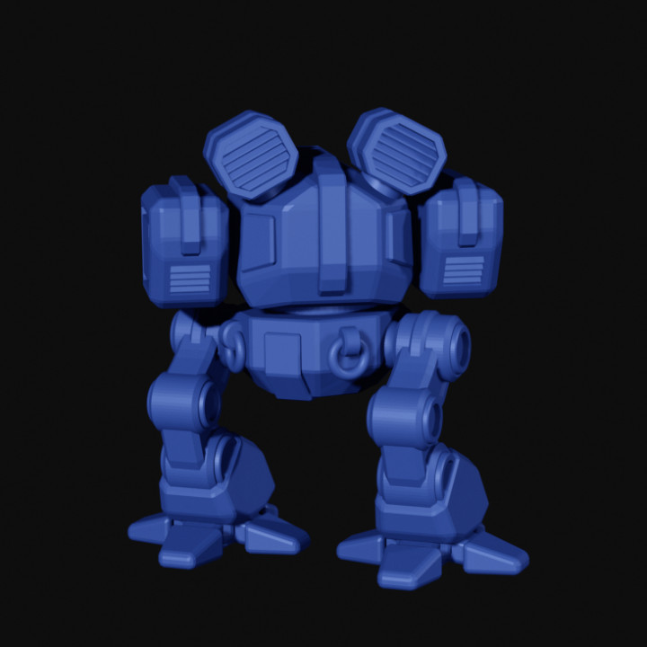 3D Printable Bucket Baby (Mecha) by Donya Quick