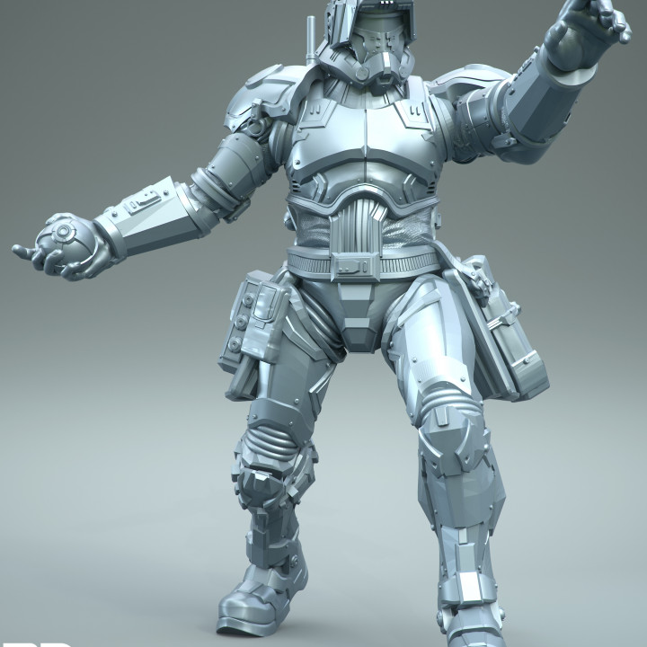 3D Printable Space Troopers by 3DArtGuy