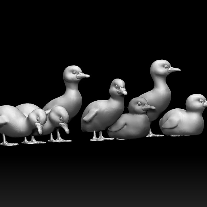 3D Printable duckling duck by Dmitrii Tishchenkov