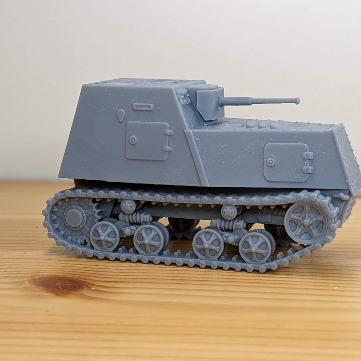 3D Printable Tractor tank KhTZ-16 (USSR, WW2) by Wargame3d