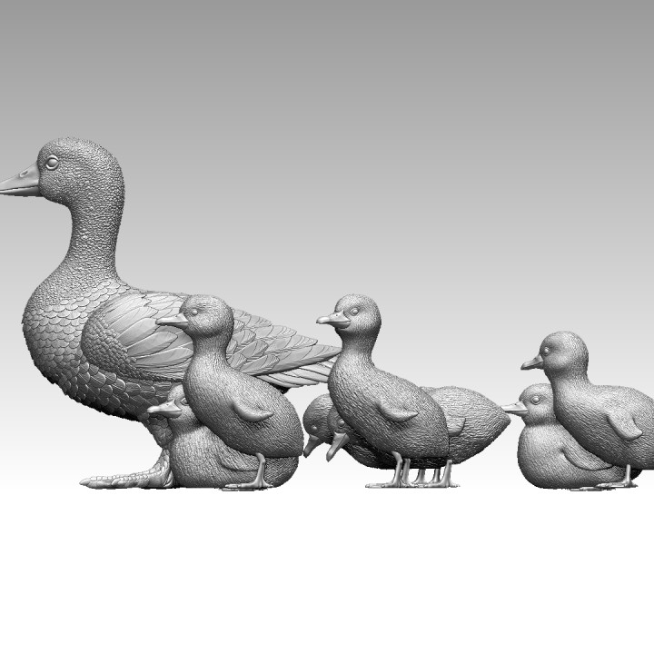 3D Printable duckling duck by Dmitrii Tishchenkov