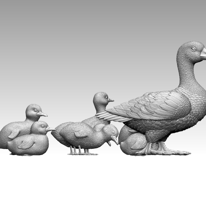3D Printable duckling duck by Dmitrii Tishchenkov