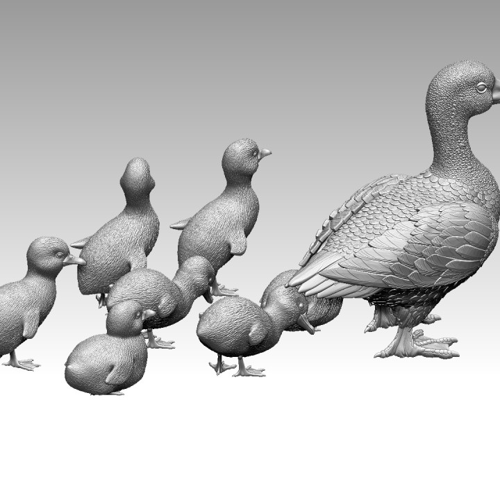 3D Printable duckling duck by Dmitrii Tishchenkov