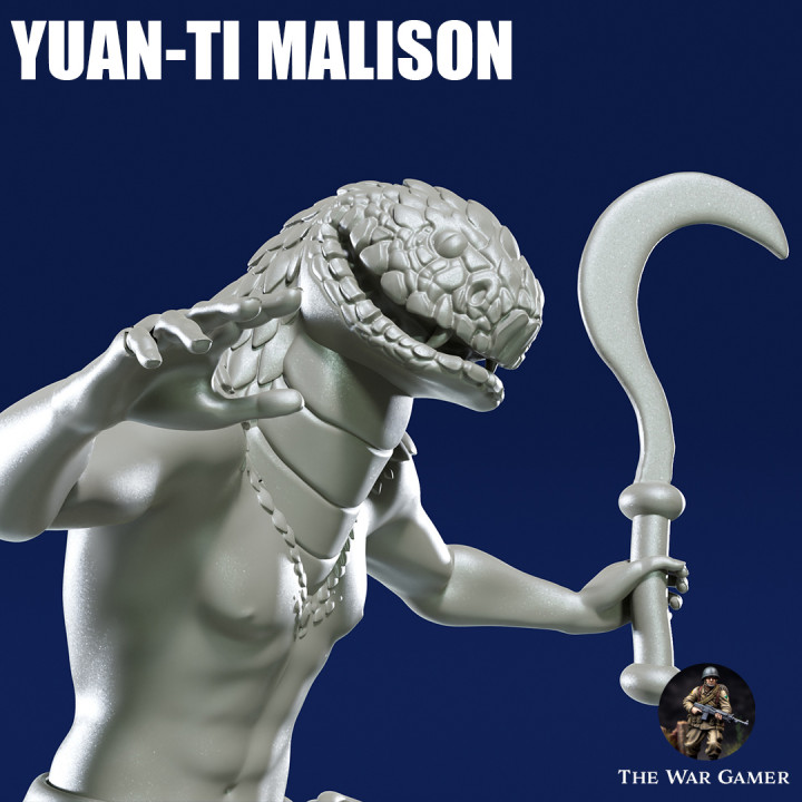 3D Printable Yuan-Ti Malison by The WarGamer