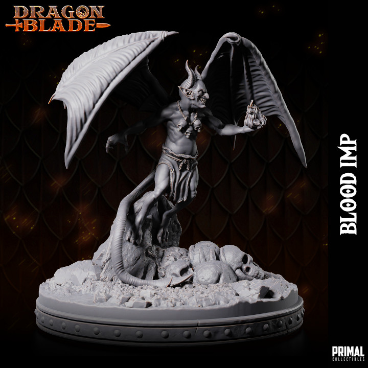 3D Printable Creature - Blood Imp C- November 2023 - DRAGONBLADE ...