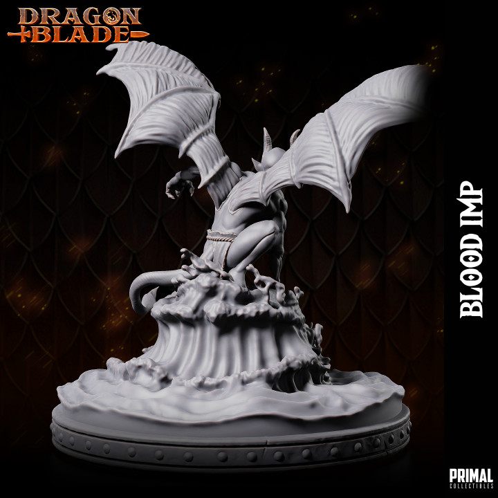3D Printable Creature - Blood Imp A - November 2023 - DRAGONBLADE ...