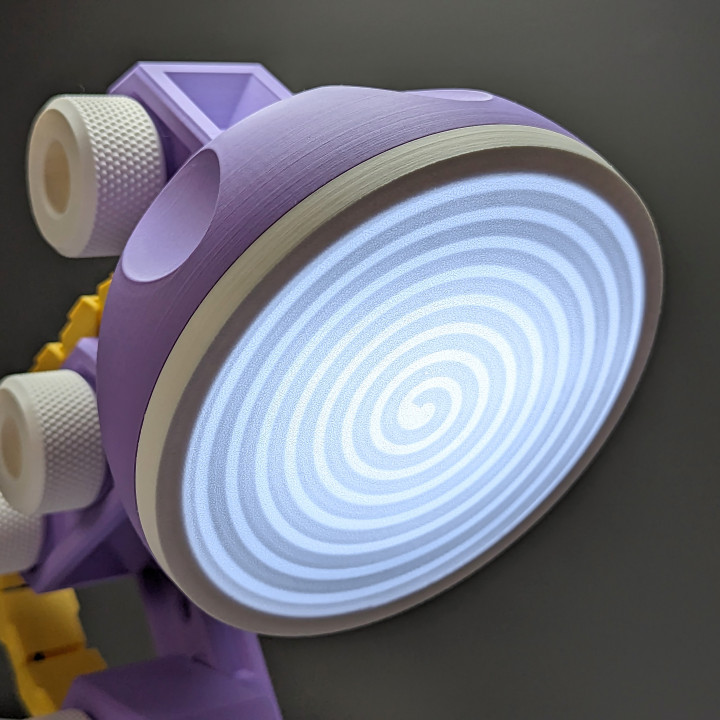 3D Printable Moonbeam Lamp (plus upgrades!) by Clockspring