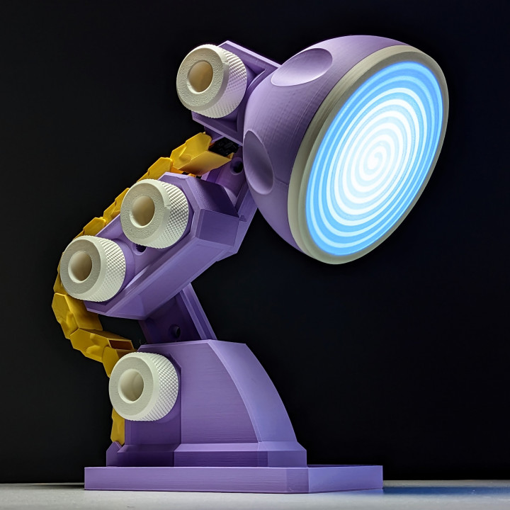 3D Printable Moonbeam Lamp (plus upgrades!) by Clockspring