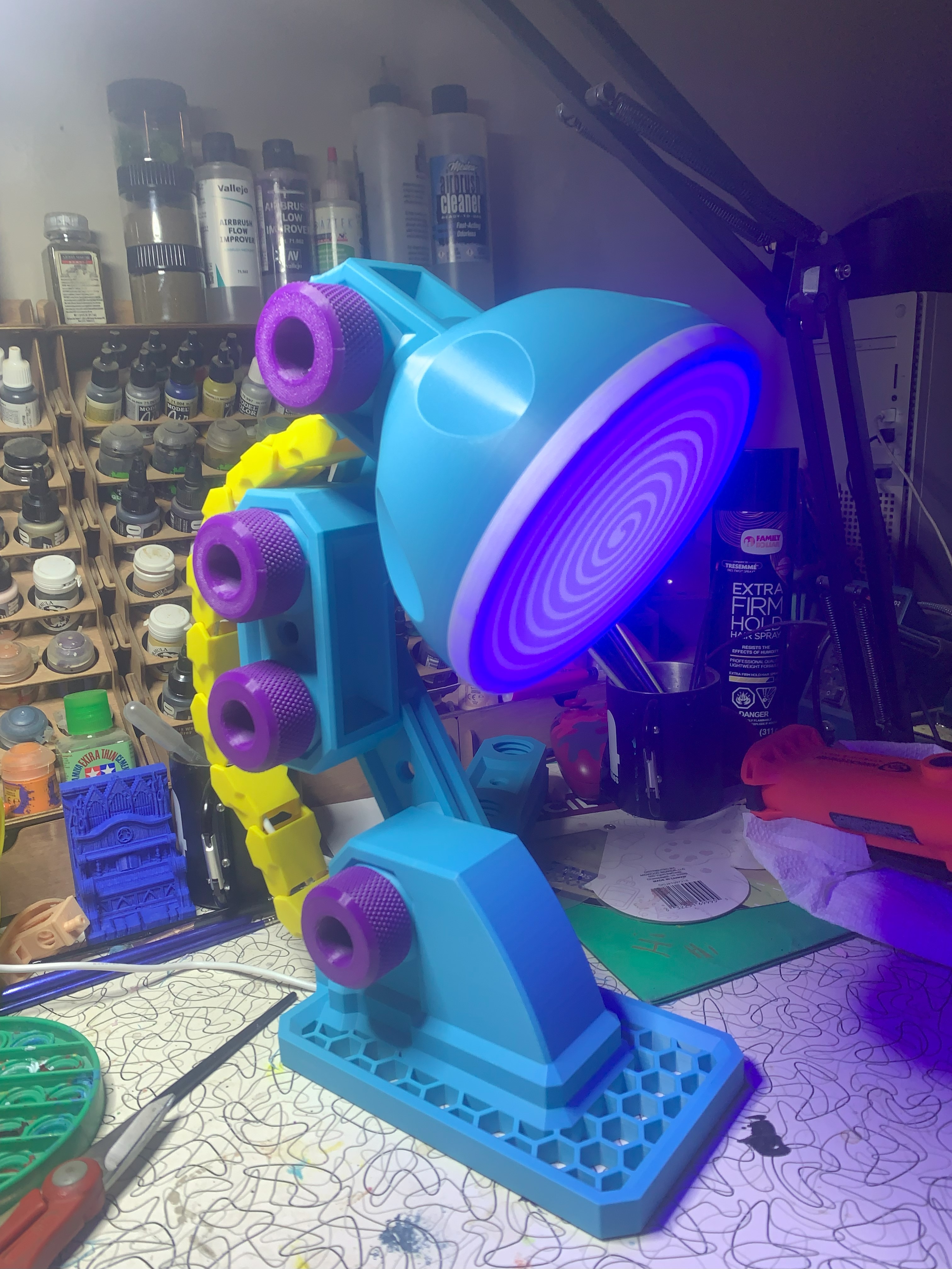 3D Printable Moonbeam Lamp (plus upgrades!) by Clockspring