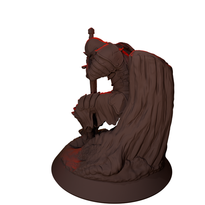 3D Printable Fallen Knight - PRESUPPORTED by Flames Maker