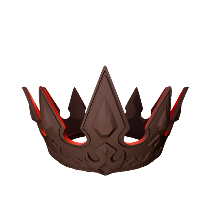 3D Printable Crown - Real Size by Flames Maker