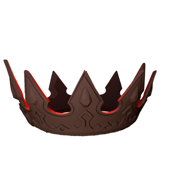 3D Printable Crown - Real Size by Flames Maker