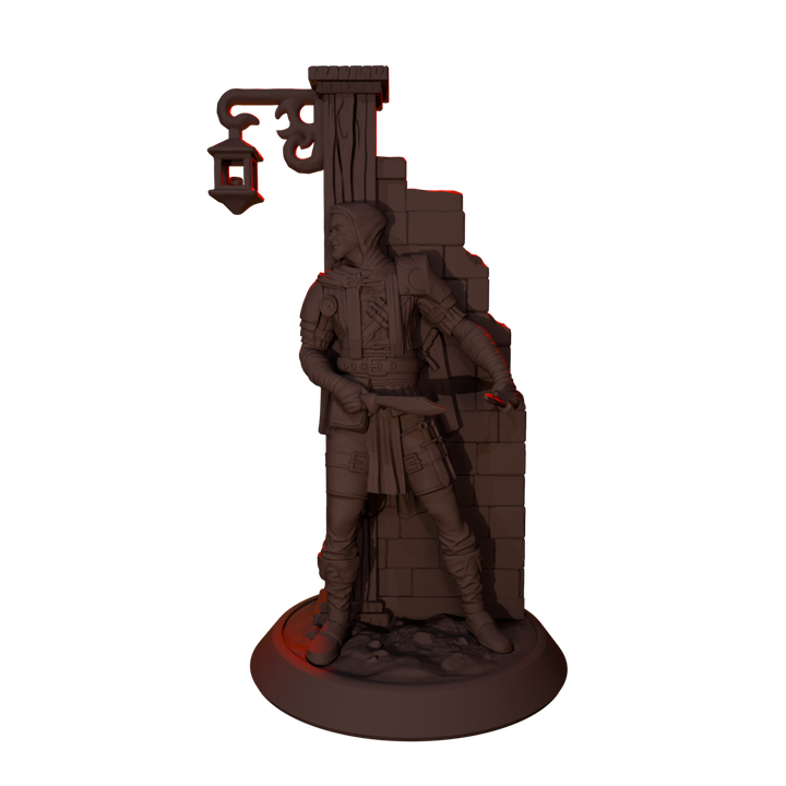 3D Printable Human Rogue - PRESUPPORTED by Flames Maker