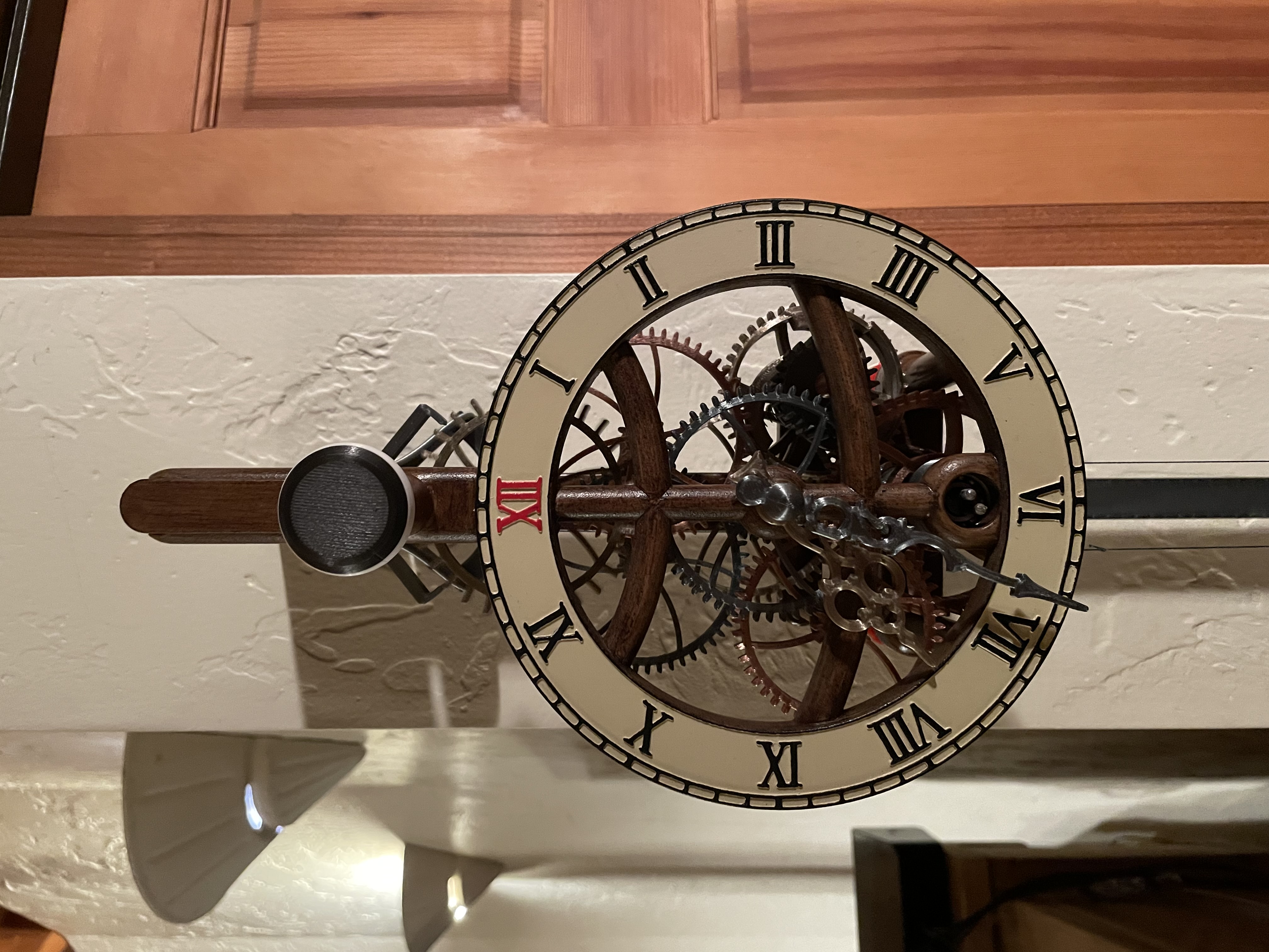 3D Printable Small 8 Day Clock by Steve Peterson