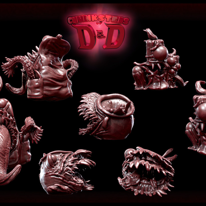 3D Printable Mimics ( 9 variations) by Mini Monster Mayhem