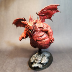 3D Printable Themberchaud (Main Chonk) (Pose 2 of 2) by Mini Monster Mayhem