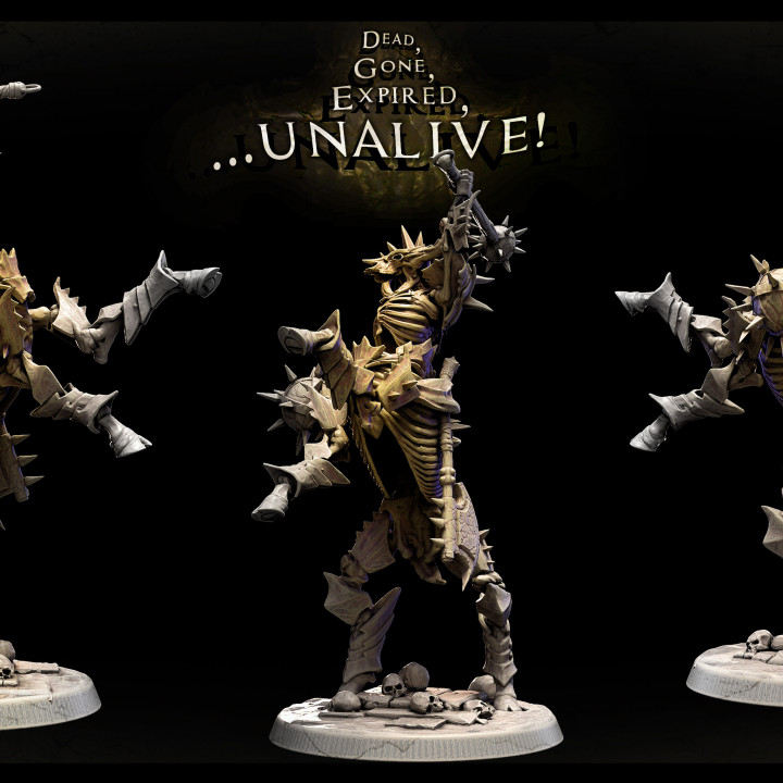 3D Printable Undead Centaur (pose 1 of 3) by Mini Monster Mayhem