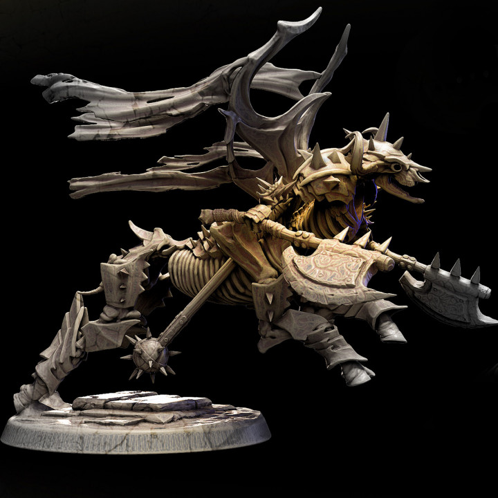 3D Printable Undead Centaur (pose 3 of 3) by Mini Monster Mayhem