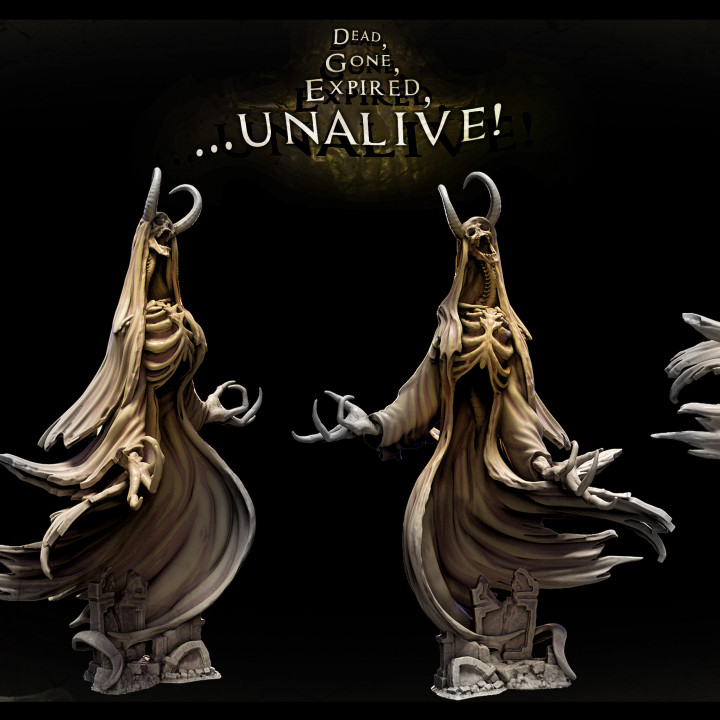 3D Printable Deaths Envoy (Variation 1 of 5) by Mini Monster Mayhem