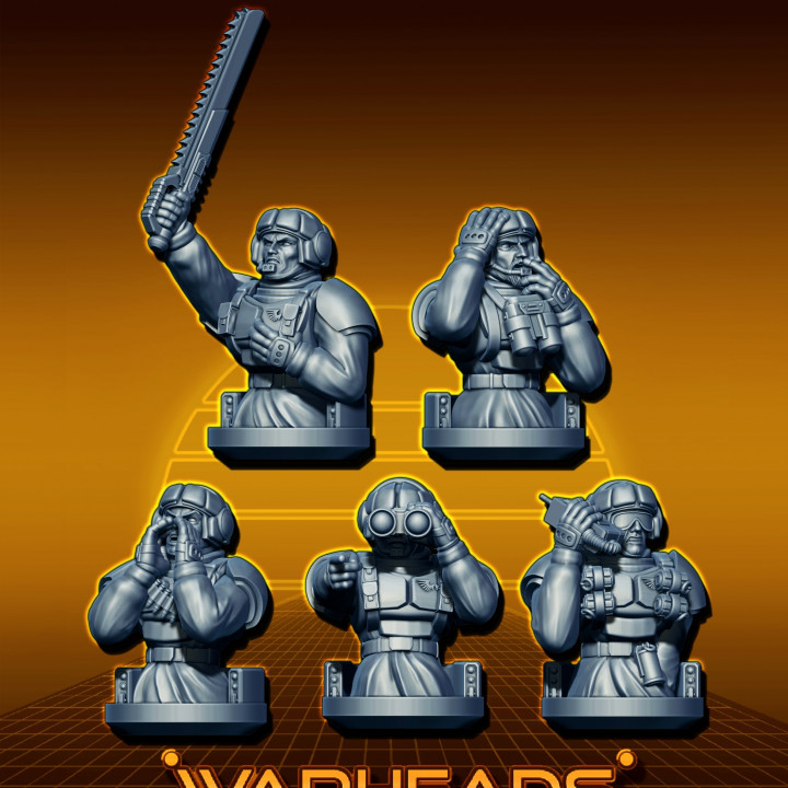 3D Printable Tank Crew for Mystery Tanks! by Orfey