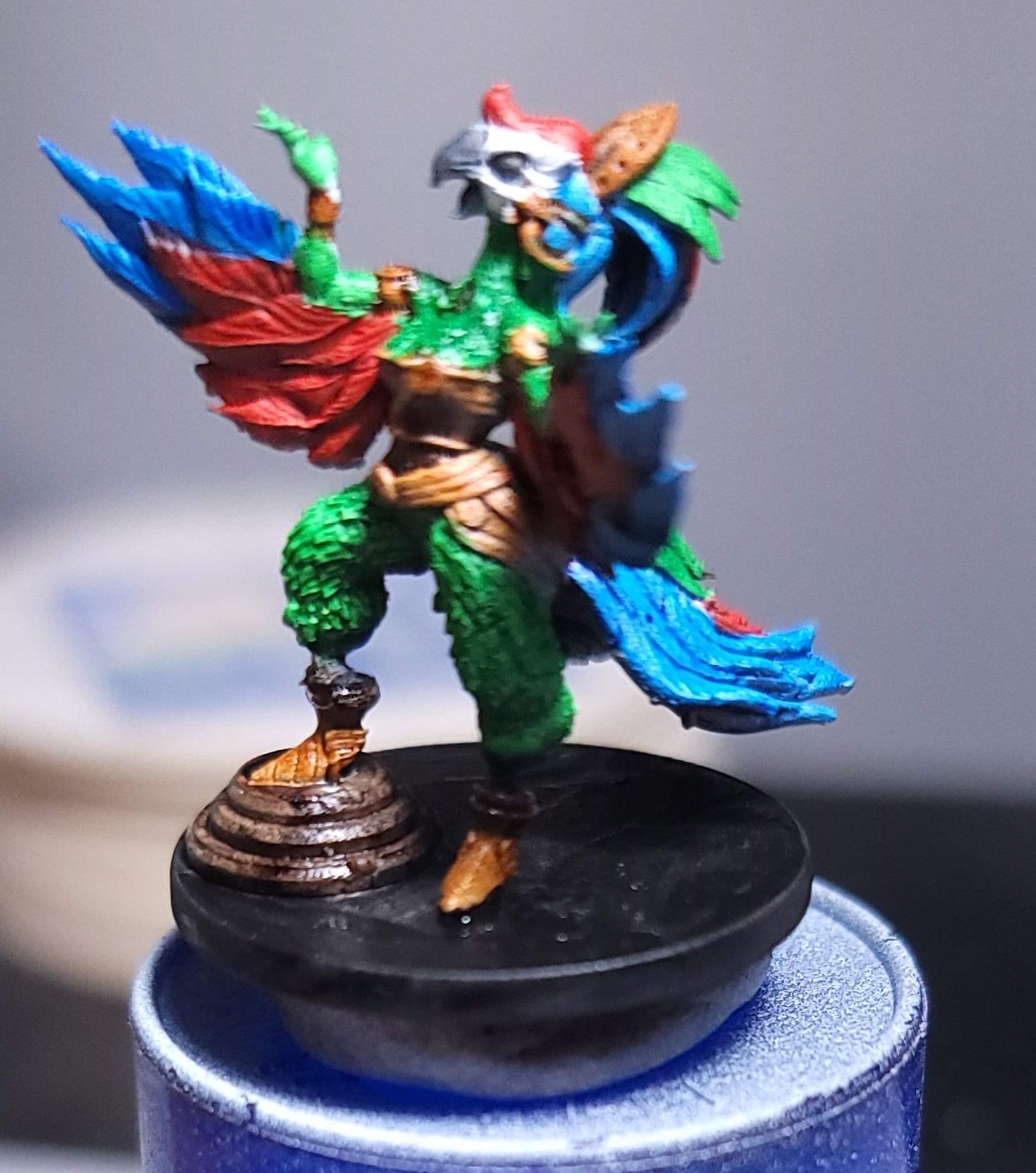 3D Printable Parrot Bird Folk Female Singing / Winged Birdfolk / Avian ...