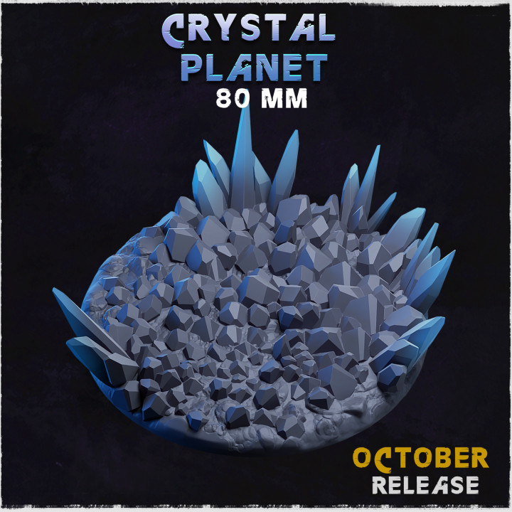 3D Printable Crystal Planet - Bases & Toppers (Big Set+) by Zabavka ...