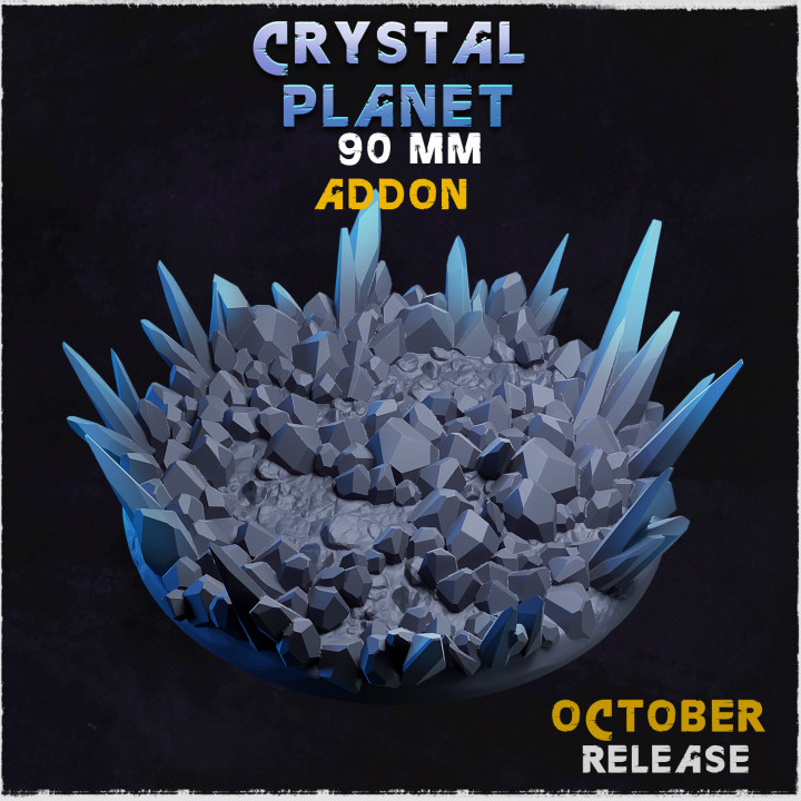 3D Printable Crystal Planet - Bases & Toppers (Big Set+) by Zabavka ...