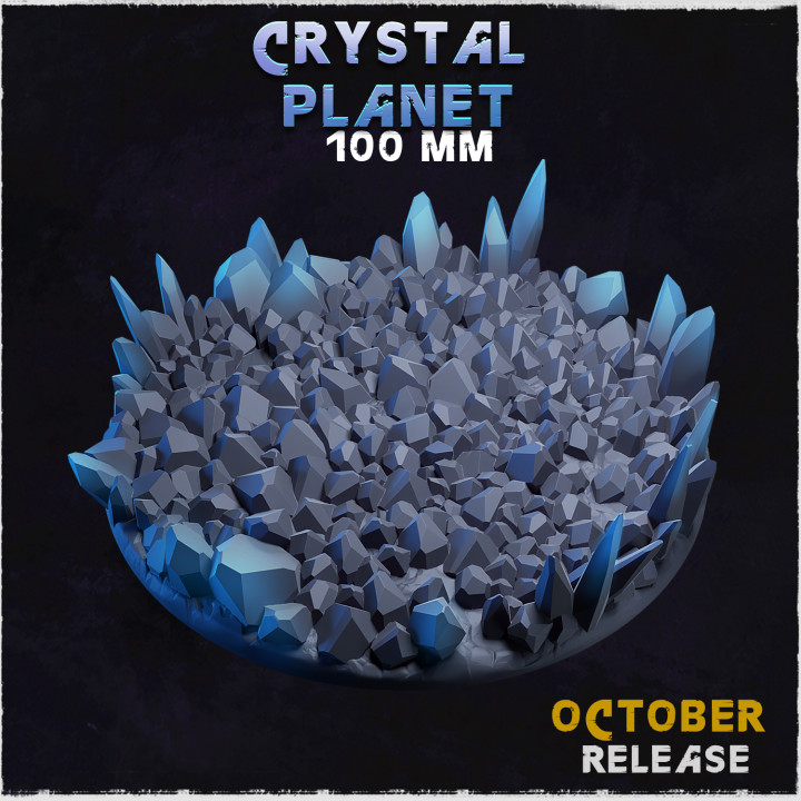 3D Printable Crystal Planet - Bases & Toppers (Big Set+) by Zabavka ...