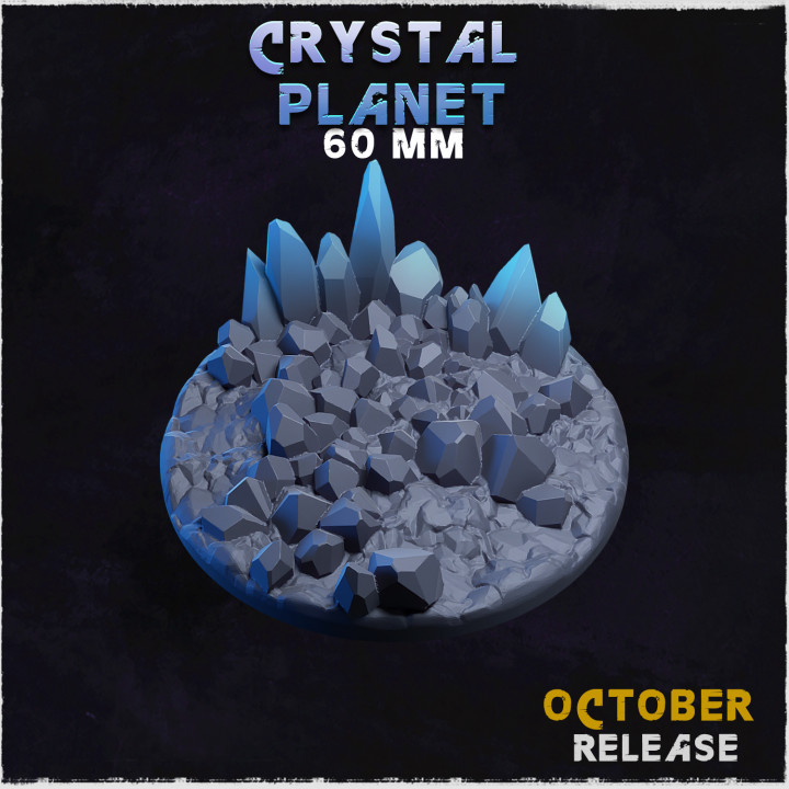 3D Printable Crystal Planet - Bases & Toppers (Big Set+) by Zabavka ...