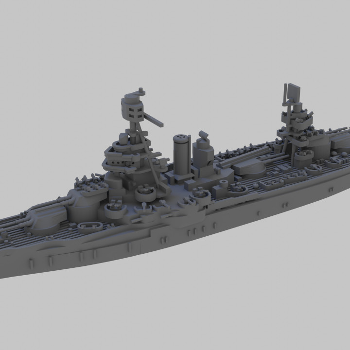 3D Printable WW2 United States Navy USS Texas various scales by Lee McColl