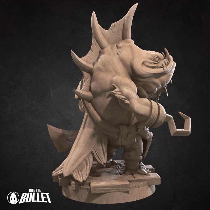 3D Printable Locathah Bandit (Hook) by Bite the Bullet
