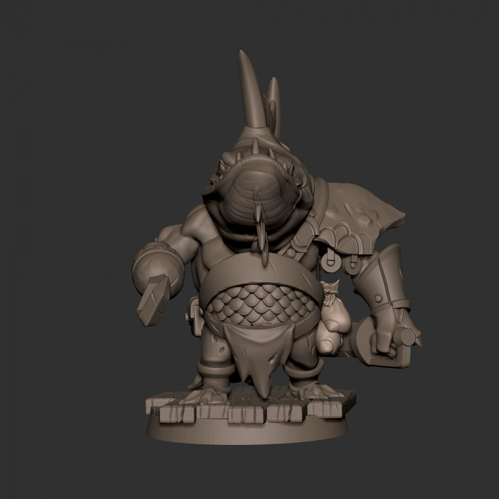 3D Printable Locathah Bandit (Hook) by Bite the Bullet