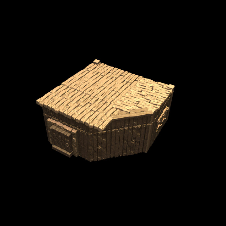 3D Printable Pirate House 4 :: UMC 02 Pirates vs the Undead :: Black ...