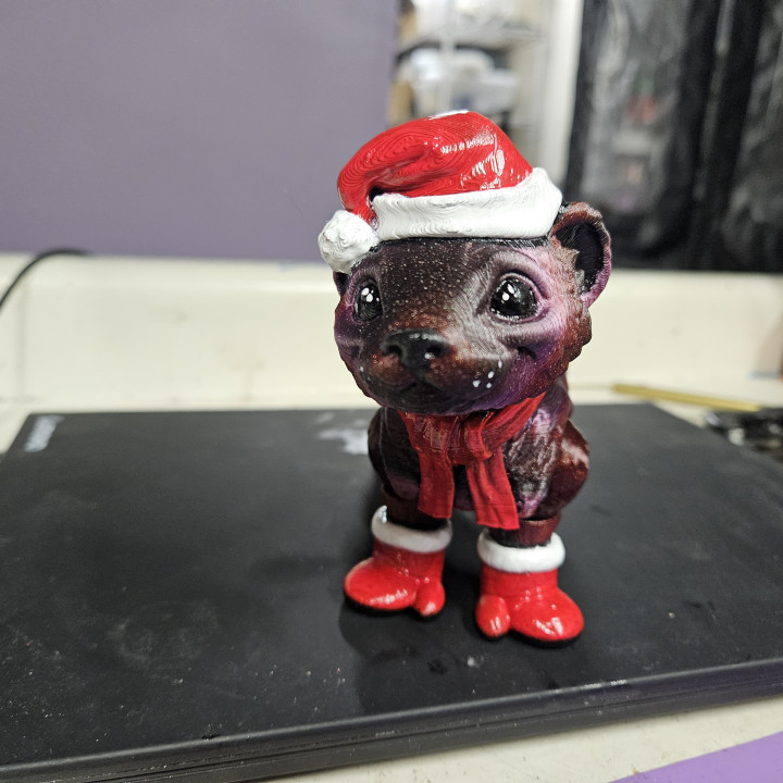 3D Print of Winter Ferret - Subscriber Exclusive by VanessaWilliamson