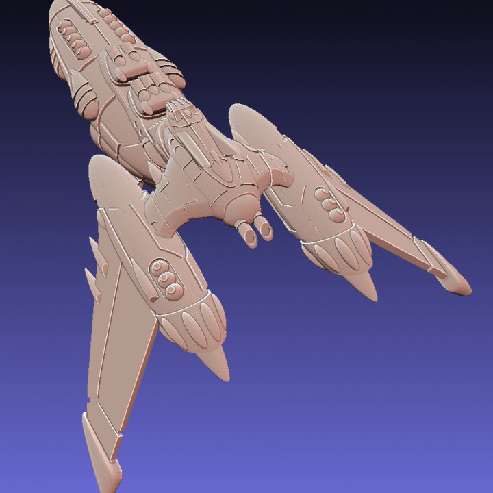 3D Printable Hamma'lon SUMAI CLASS HEAVY CRUISER Space Battleship Hachiman by Miniature Martin