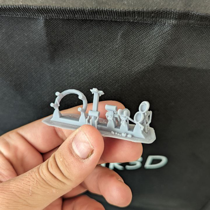 3D Printable Car Wars - Basic Weapons kit by Korhyl Miniatures