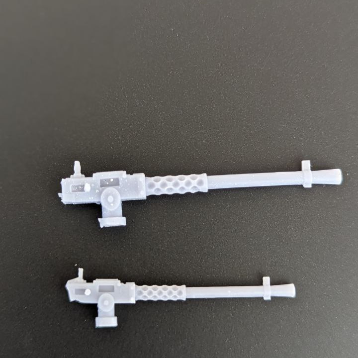 3D Printable Car Wars - Basic Weapons kit by Korhyl Miniatures