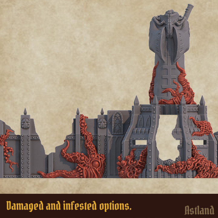 3D Printable Statue of warden priest. Kickstarter campaign set. by Astland