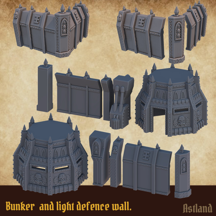 3D Printable Statue of warden priest. Kickstarter campaign set. by Astland