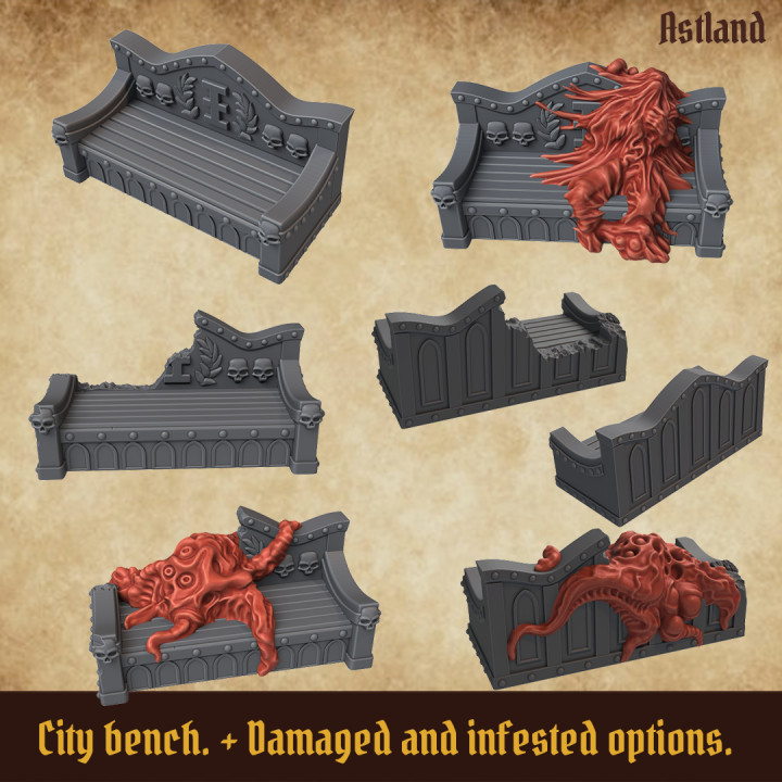 3D Printable Statue of warden priest. Kickstarter campaign set. by Astland