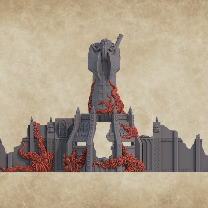 3D Printable Statue of warden priest. Kickstarter campaign set. by Astland