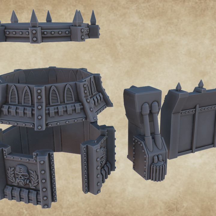 3D Printable Statue of warden priest. Kickstarter campaign set. by Astland